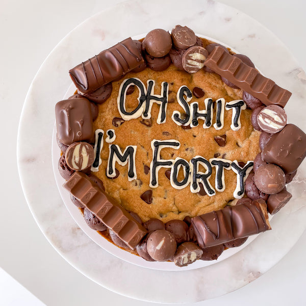 Personalised Cookie Cake - Choc-o-LOT – The Sweet Treat Co